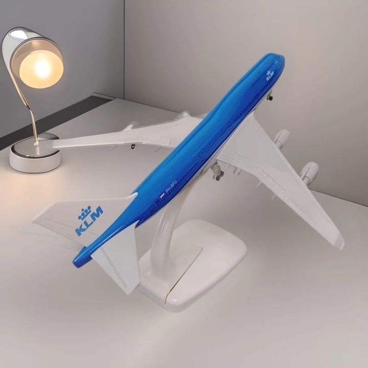 20cm Alloy Metal AIR Netherlands KLM Airlines B747 Plane Model Aircraft ...