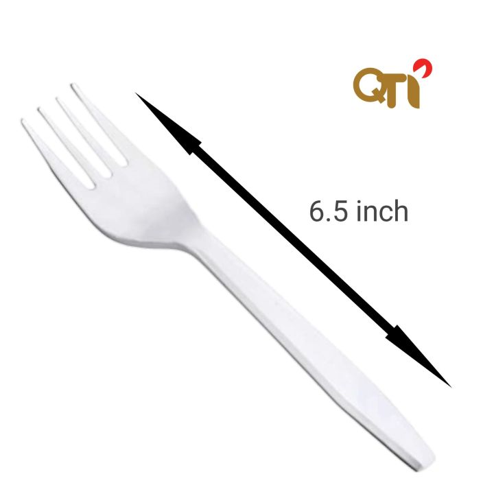 One Time Disposal Forks spoon 100 pcs - 1 packet | Daraz.com.bd