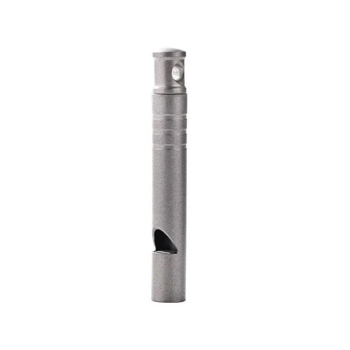 Titanium Whistle Emergency Whistle With Lanyard Safety Survival Whistle ...