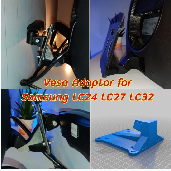Vesa adapter for Samsung monitor mount adapter for C24,C27, lc24, lc27 ...