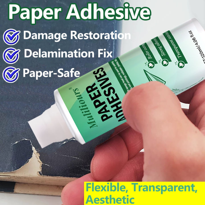 Book Glue 120ml Adhesives & Sealers Clear Book Binding Adhesive Strong ...