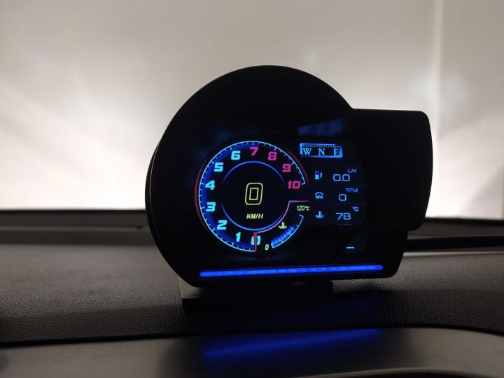 OBD2 Digital Gauge Display Cluster | Daraz.com.bd