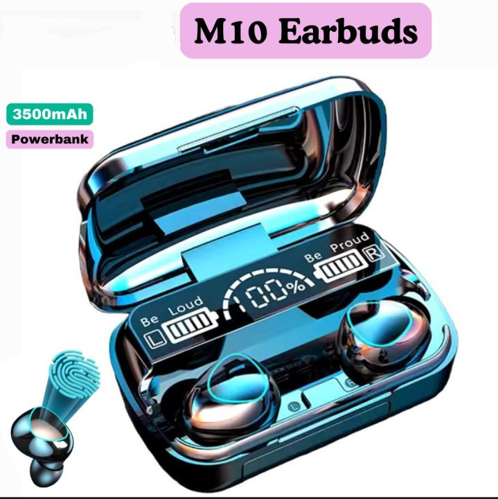 M10 True Wireless Earphones Airpods M10 Airbuds: Bluetooth with Touch ...