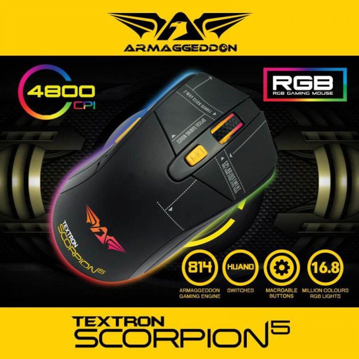 Armaggeddon Scorpion-3 Wired Optical Gaming Mouse | Daraz.lk