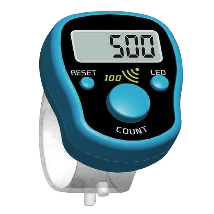 Mini Stitch Marker Row Finger Counter LCD Electronic Digital Display ...