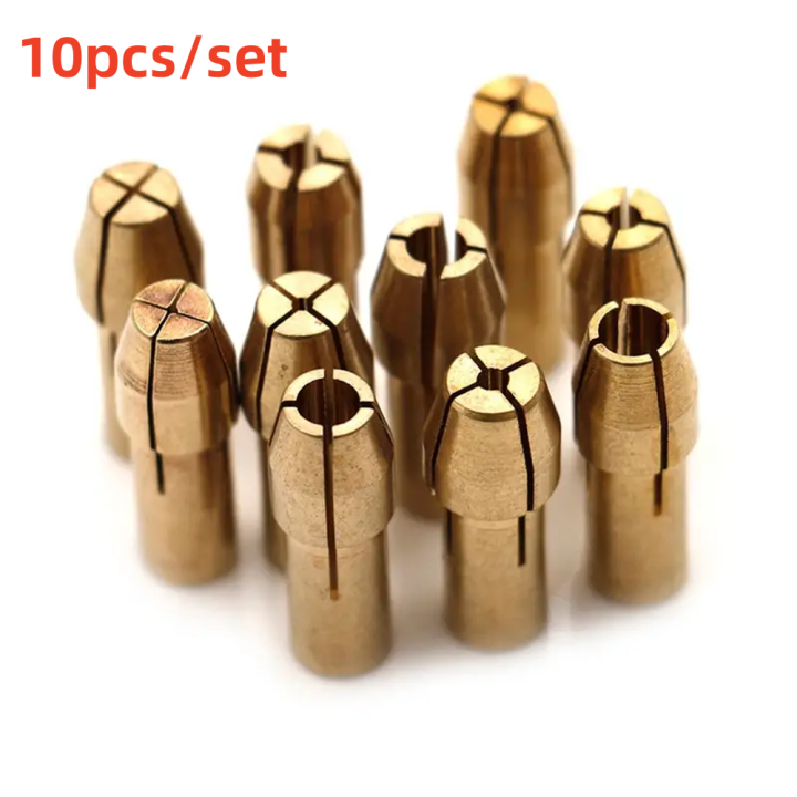 10Pcs/Set Mini Drill Chucks Adapter 0.5mm-3.2mm Mini Drill Chucks Chuck ...