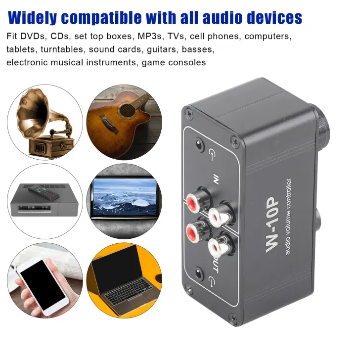Mini Stereo Audio Preamplifier Headphone Amplifier Volume Controller ...