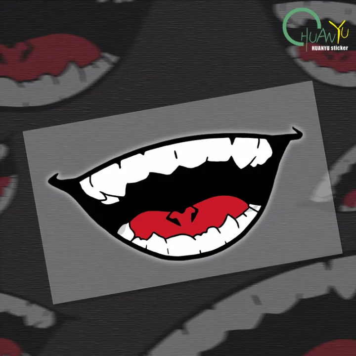 Sukuna Mouth Fine Car Stickers Vinyl Car Sticker Bumper Decoration ...