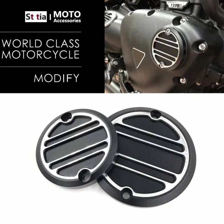 Motorbike Clutch Badge Acg Inspection Cover For Triumph Street Twin ...