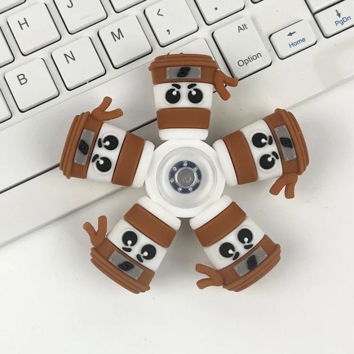 Italian Brainrot Tung Fidget Spinner Chain Toy Deformed Antistress Hand ...