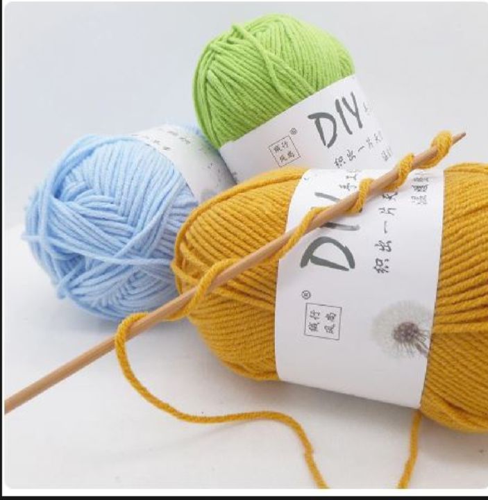 Bally Double Knit Wool Yarn 4ply – 100% Acrylic | 70-80g Knitting ...