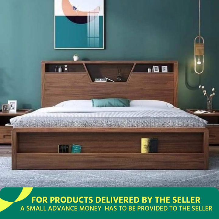 AndorMahal (MDF) laminated board Khat/Bed Double Size-(5ft by 7ft ...