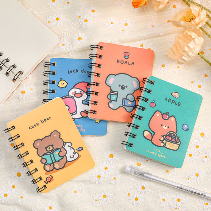 Mini Blank Notebook Study Office Pocket Notepad A7 Small Coil Book ...