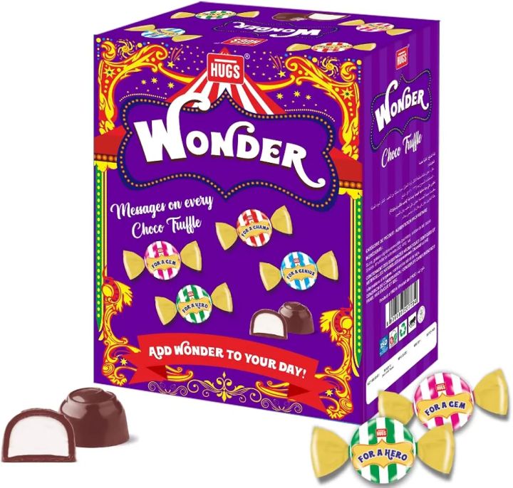 Hugs Wonder Choco Truffle Chocolate With Messages 690g | Daraz.com.np