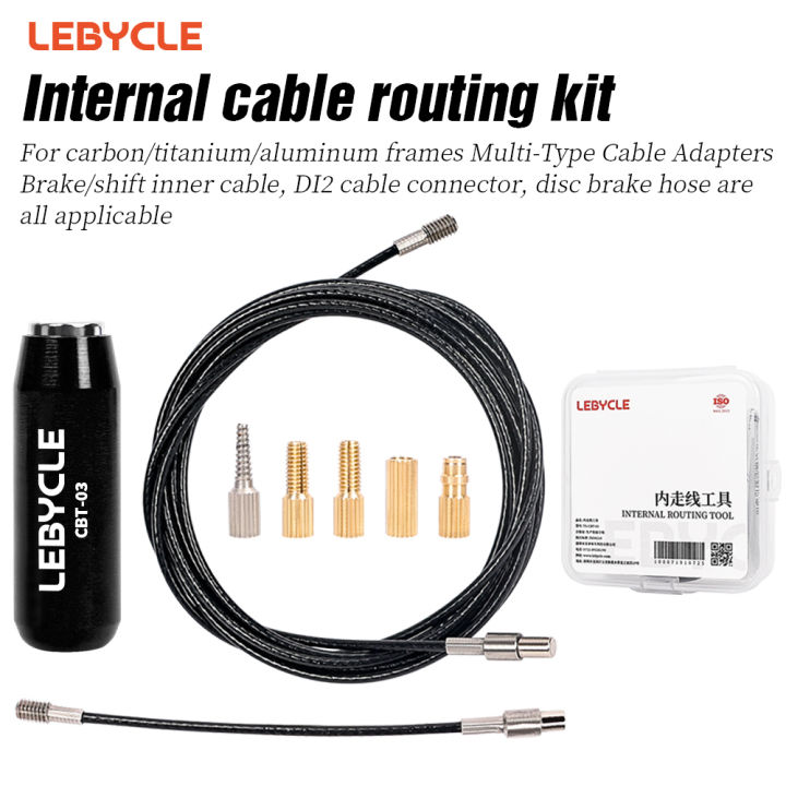 LEBYCLE Road Bike Internal Cable Routing Kit For Bike Frames MTB Bike ...
