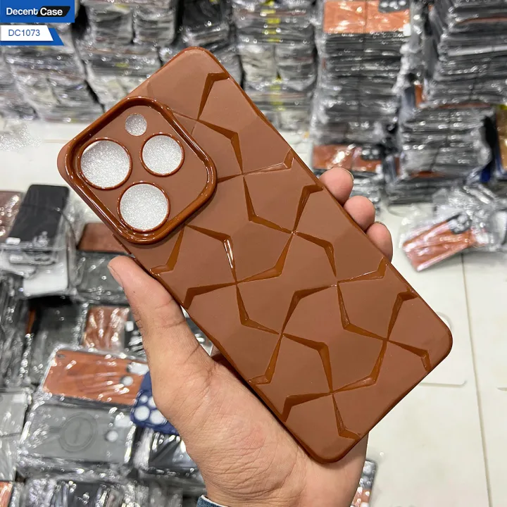 Tecno Spark 20 back cover - Dark Brown - Premium Quality Phone Case ...