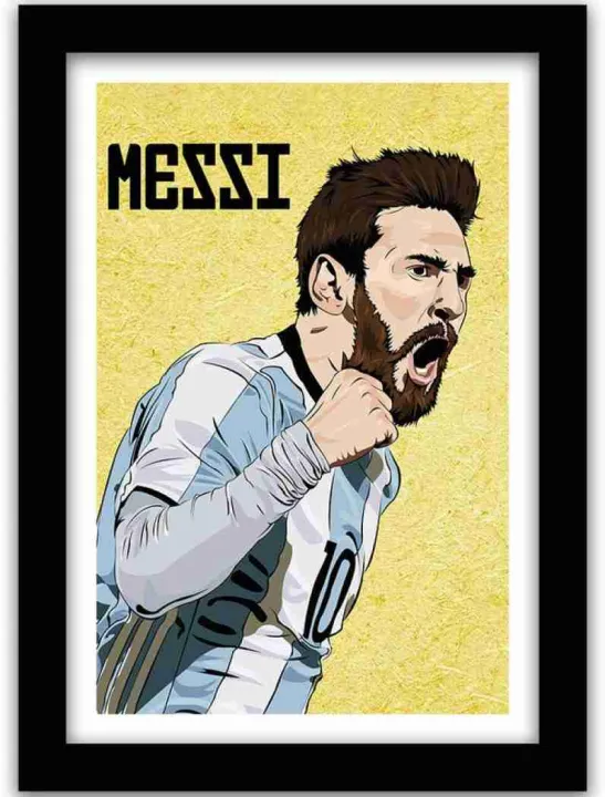 Leo Messi picture photo frame . | Daraz.com.bd