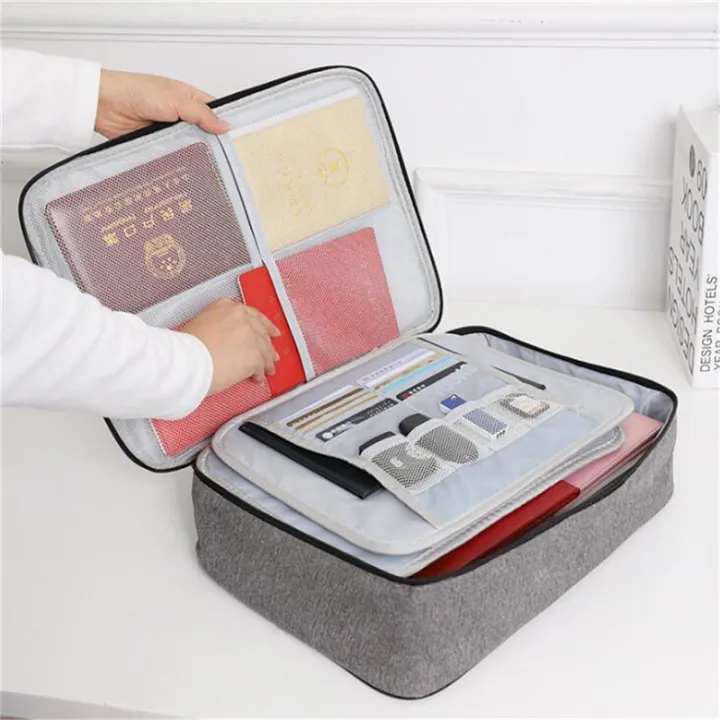Document Organizer Briefcase 1/2/3-Layer Folder Holder Men's Women's ...