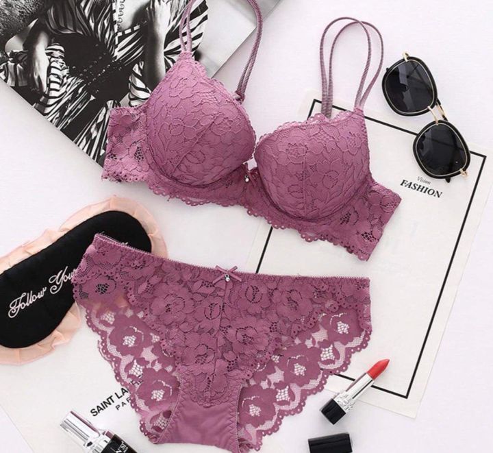 Ladies bra set.stylish brazer & penty set pack of 2 beautiful and ...