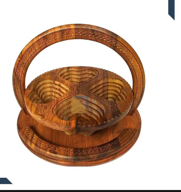 wooden valley dry fruit tray wooden foldable dry fruit serving tra ...