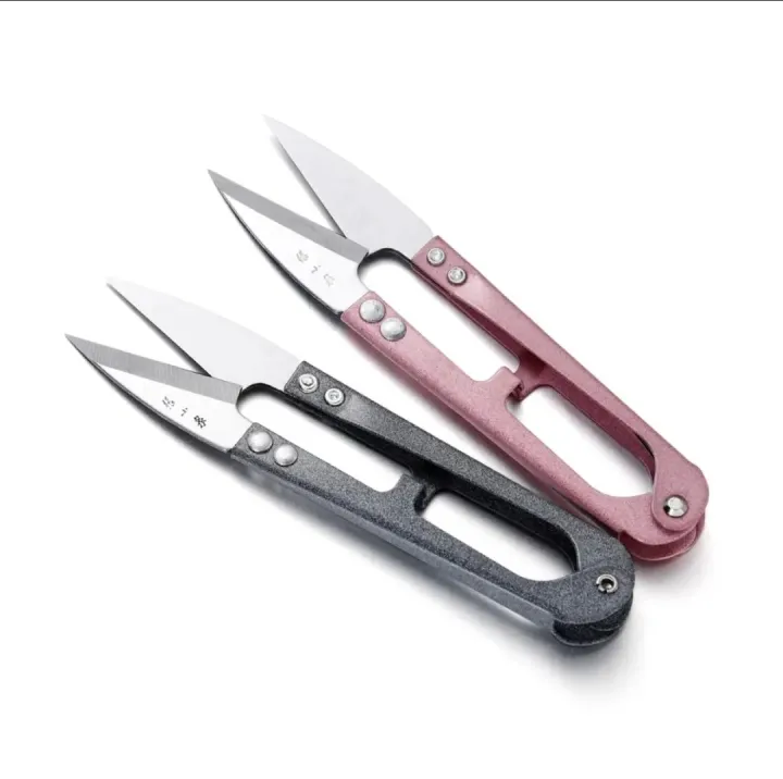 1 Pcs Multicolour Stainless U-Shape Cloth Yarn Thread Snipper Cutting ...