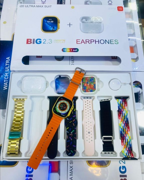 i20 ultra max suit smart watch big 2.3 | Daraz.lk