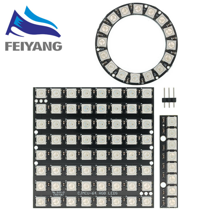 8 16 64 Channel WS2812 WS2812B WS 2811 5050 RGB Lamp Panel Module 5V ...