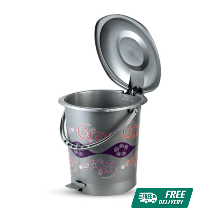 RFL Plastic Super Paddle Bin Silver 95396 | Daraz.com.bd