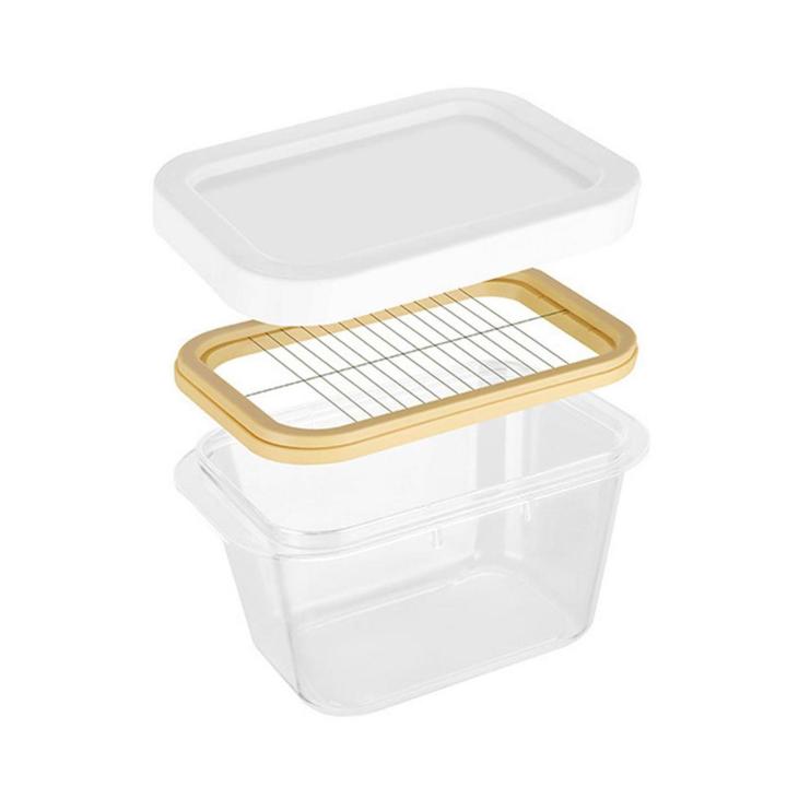 Butter Keeper Butter Storage with Cutter with Sealed Keeping Cheese ...