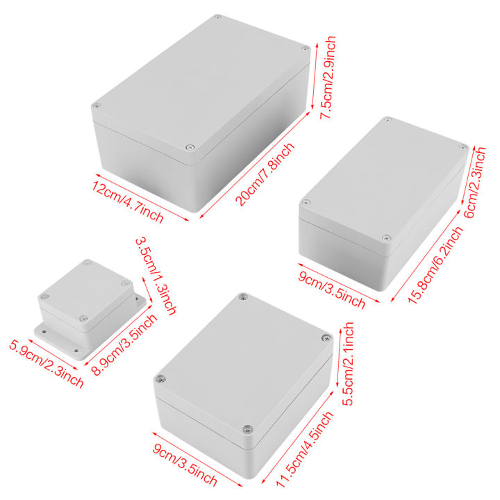 IP65 Waterproof Junction Box Wiring Connection Box WaterResistant ABS ...