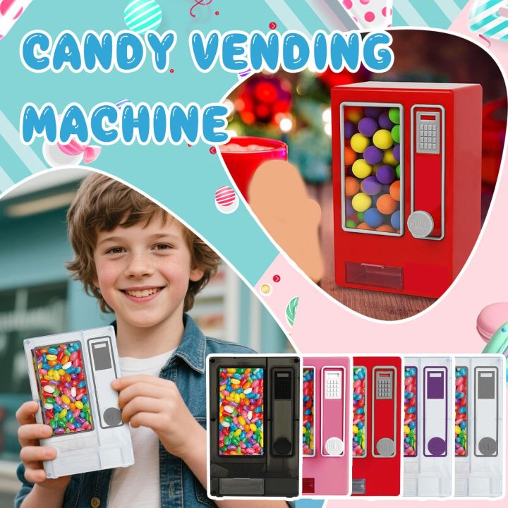 Mini Candy Dispenser,Cute Tabletop Candy Vending Machine, Manual Candy ...