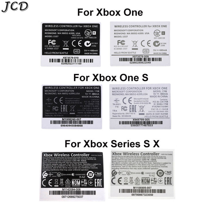 JCD 2piece FOR XBOX Series S X Skin Sticker Stickers For XBOX ONE Slim ...