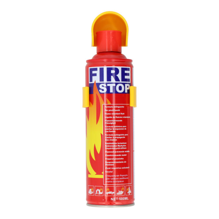 Fire Stop 500 ML Fire Extinguisher Portable Foam Spray Car Home | Daraz.pk