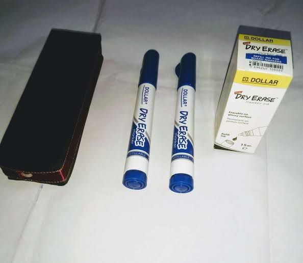 Teacher Stationary 3 items Marker + ink + duster | Daraz.pk