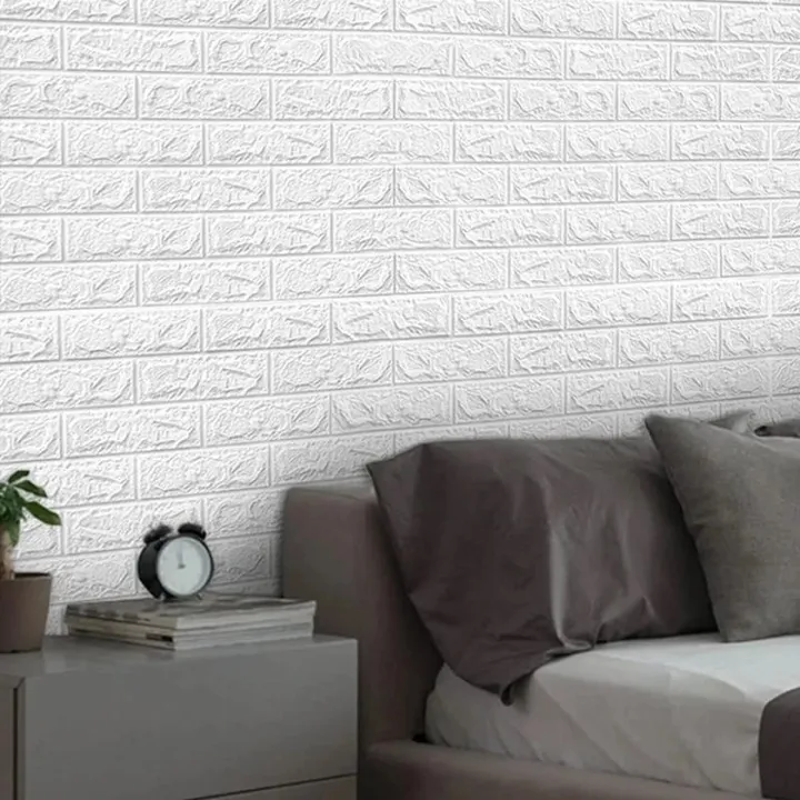 3D Brick Wall Stickers Self Adhesive Wallpaper Sheets | Daraz.pk