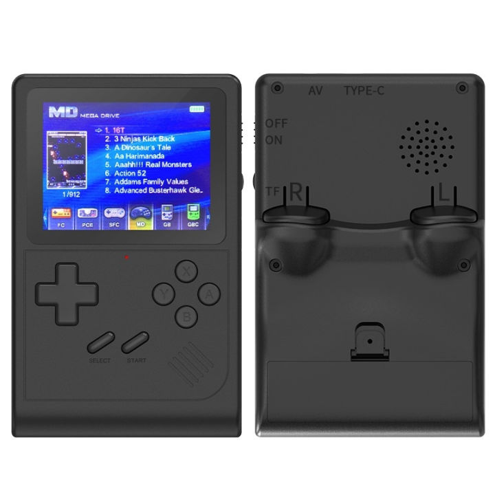 Portable Retro Mini Handheld Video Game Console 8 Bit 3.0 Inch HD Color LCD Kids Color Game ...