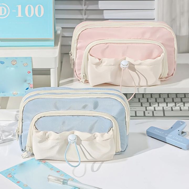 Cute Pencil Bag with Pull String Closure and Large Capacity Perfect for ...