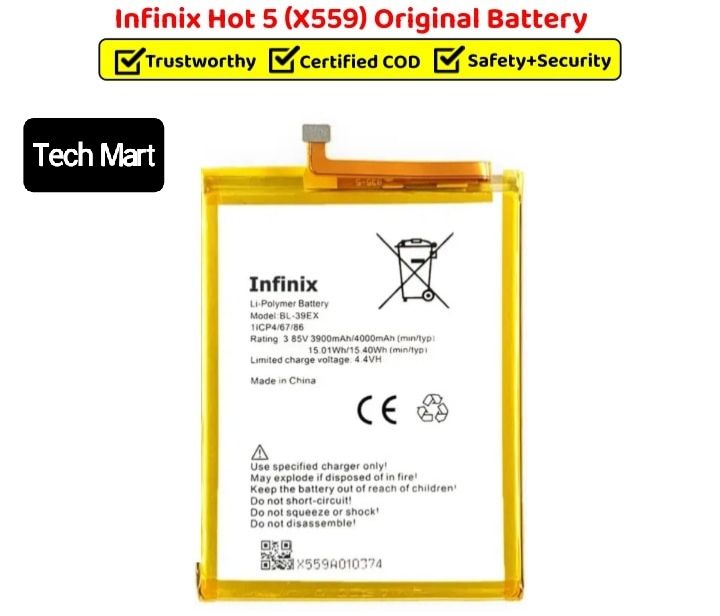 Infinix Hot 5 X559 Original Battery | Daraz.pk