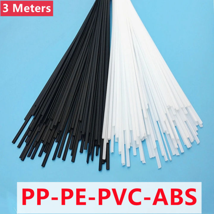 3 Meters PP/PE/PVC/ABS Plastic Welding Rods 5x2.5mm Welder Sticks Kit ...