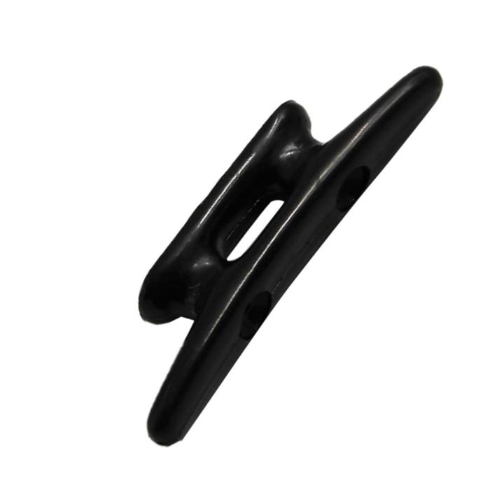 1 Pcs 3' Cleat Heavy Duty Black Nylon Open Base Boat & Dock Cleats for ...