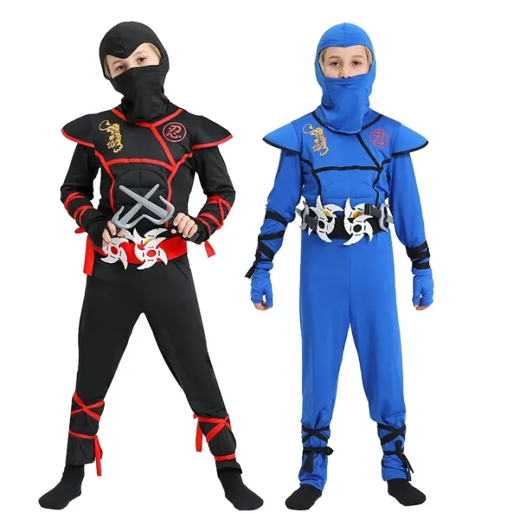 Kids Ninja cosplay Costume Halloween Ninja Accessories Boys Dress Up ...