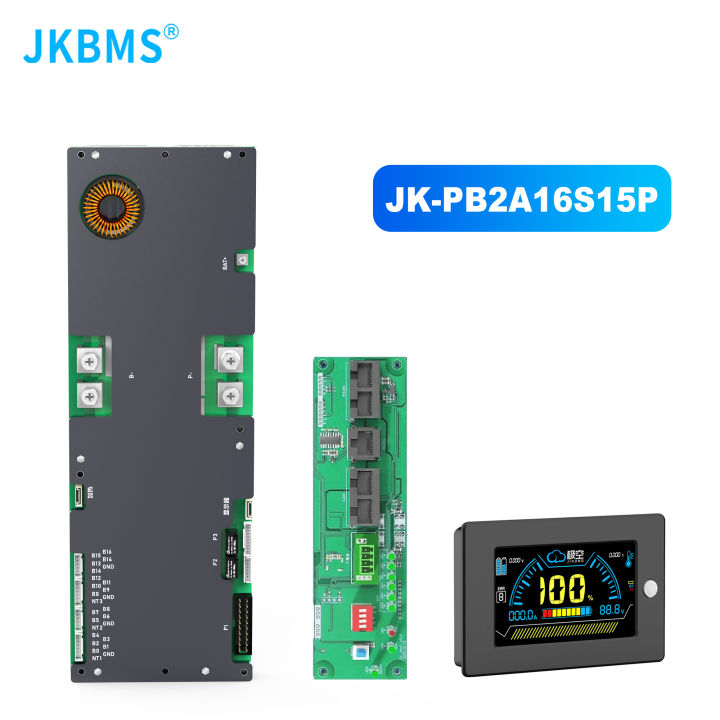 JKBMS PB2A16S15P Smart Inverter BMS 8S - 16S 24V 48V 150A Family Energy Storage Lifepo4/Li-ion ...