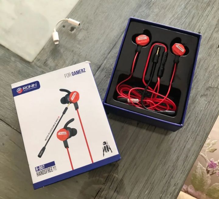 Ronin R-007 Type-C Gamerz Handsfree - Dual Mic Gaming Earphones with ...