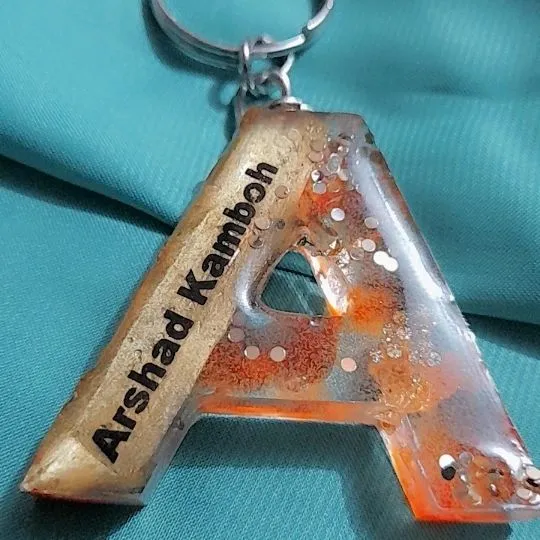 Customize Alphabets keychains(Hand made with | Daraz.pk