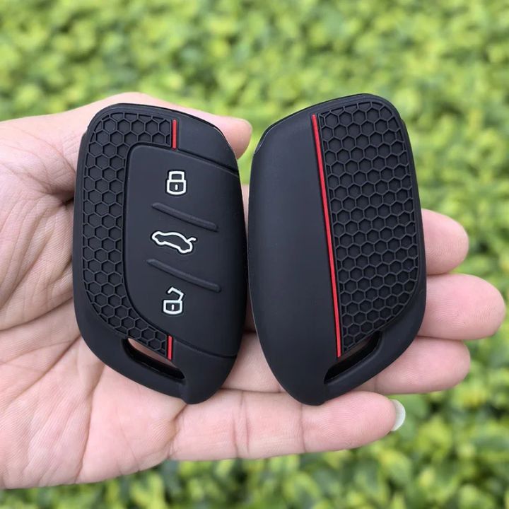 New 3 Buttons Silicone Car Key Cover Case Fob For MG 4 2023 Mg4 Ev MG ...