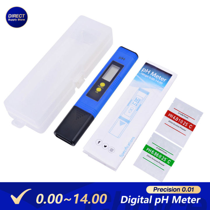 Portable Digital PH Pen Type Acidity Measuring Meter High Precision 0. ...