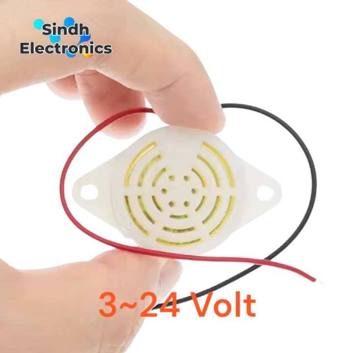 1PCS - SFM-27 Buzzer 95DB Active Buzzer High-decibel 3-24V | Daraz.pk