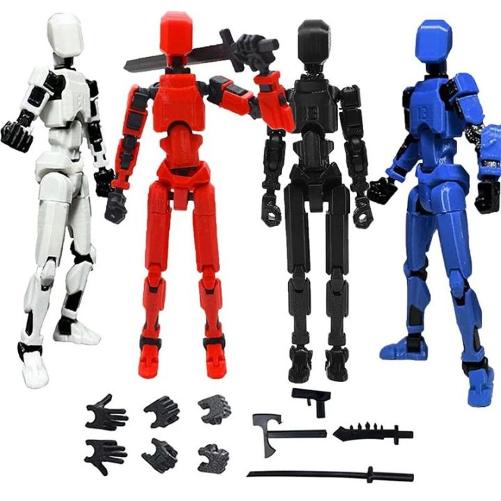 13 Action Figures T13 Figure 3D Printed Multi-Jointed Movable Lucky 13 Action Figure Nova 13 ...