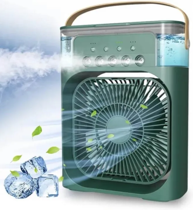 5-in-1 Portable Air Conditioner Fan – 900ML Mini AC Cooler with Ice ...