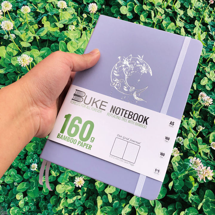 160gsm bamboo paper watercolor journal dotted notebook supper white ...